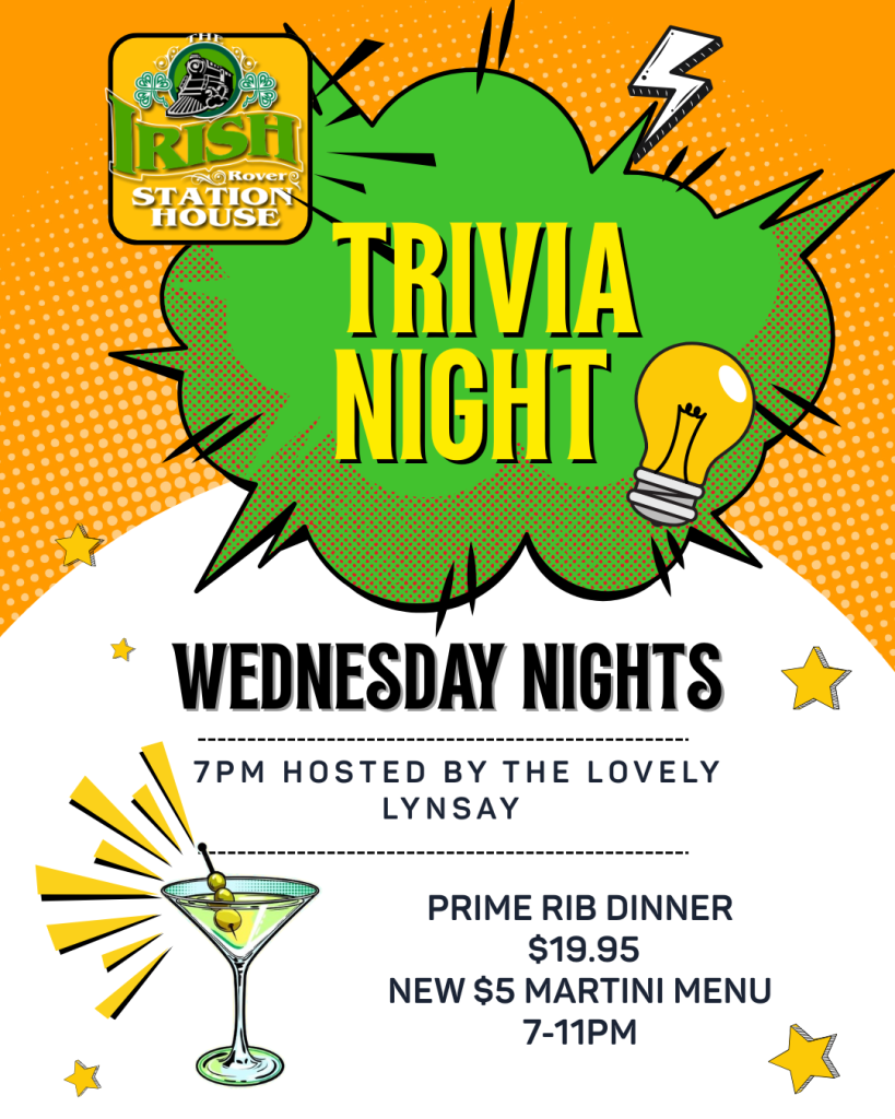 Trivia Night - The Irish Rover Station House